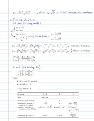 Transmittion Lines Steady State Operation Pdf