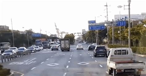 직진 신호에 갑자기 튀어나온 모닝 운전자보는 순간 욕이 절로 영상