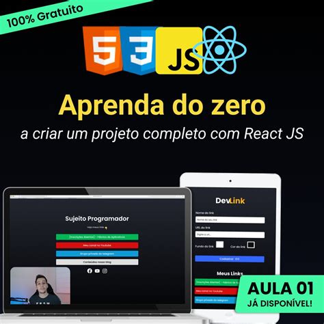 Matheus Fraga On Linkedin Aula 1 Semana React Js Sujeito Programador
