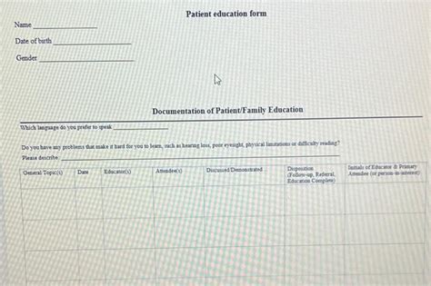 Name Date Of Birth Gender Chegg Com