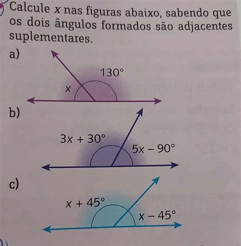 Atividades De Angulos Complementares E Suplementares 7 Ano Braincp