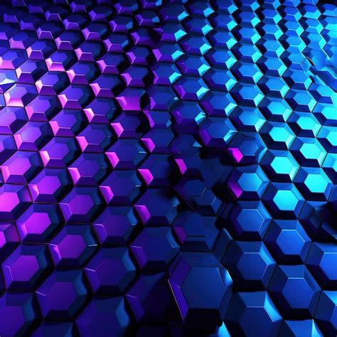 Premium Ai Image 3d Abstract High Tech Background Honeycomb Shape