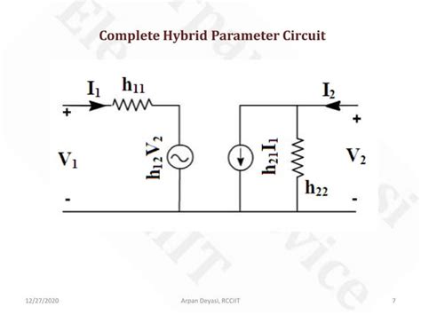 Hybrid Parameter In Bjt