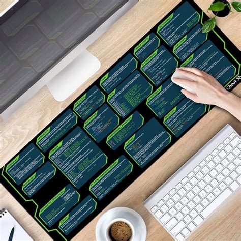 python cheat sheet mouse mat hg teexmedia