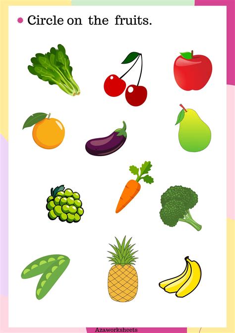 Pin On Fruit Themed Worksheet