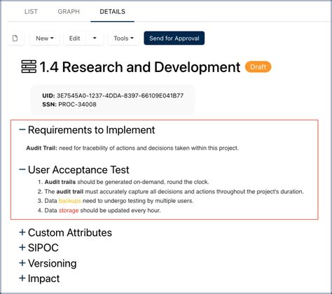 12 1 6 5 Object Requirements And User Acceptance Tests UAT EPC