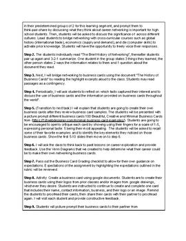 EdTPA Task 1 B 4 Lesson Plans Business High Score 50 By Robert