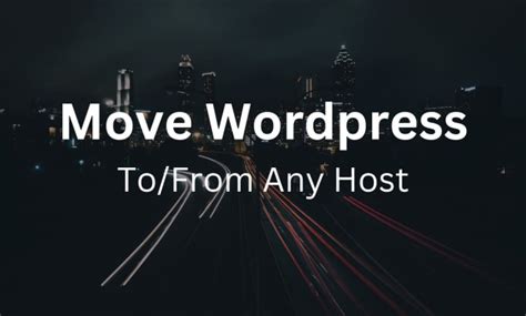 Migrate Your Wordpress Website By Operateonline Fiverr