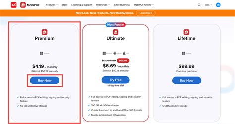 Activate Your MobiPDF Premium Subscription MobiSystems