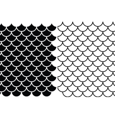 Mermaid Scales SVG Mermaid Cut File Pattern Mermaid Etsy