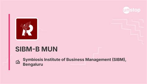 Sibm B Mun 2024 Unstop