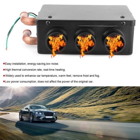 12V Chauffage de Voiture Ventilateur de Pare brise Désembuage Dégivreur