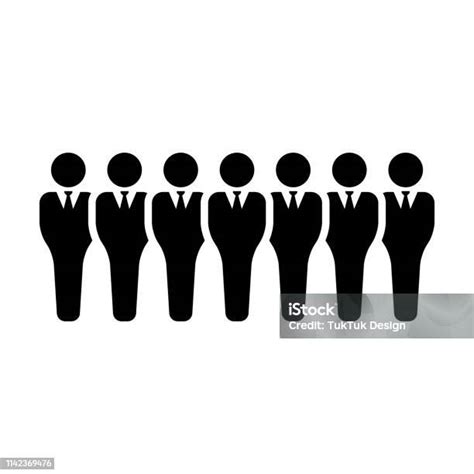 團體圖示向量男性符號符號為企業管理團隊在平面彩色字形表意字元向量圖形及更多人群圖片 人群 管理人員 人 Istock