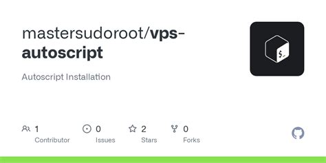 Github Mastersudorootvps Autoscript Autoscript Installation