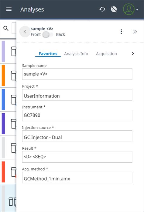 open the details pane of an sample scheduler for openlab