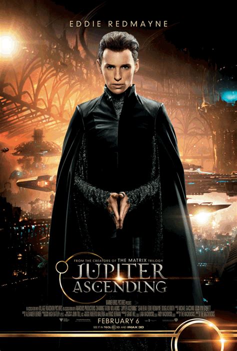 Cuatro Nuevos Pósteres De Personajes Para El Destino De Júpiter Jupiter Ascending Noche De