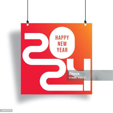 2024 새해 복 많이 받으세요 배경 벡터 일러스트 레이 션에 추상적 인 숫자 휴일 기치 디자인 치고는 인사말 카드 초대 달력 등등 벡터 스톡 일러스트 0명에 대한 스톡