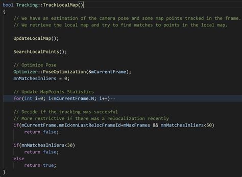 ORB SLAM 源码阅读笔记 ORB SLAM 中双目Tracking的具体流程分析