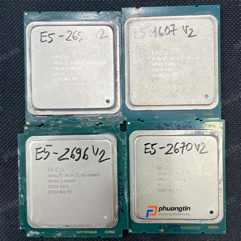 Bộ Xử Lí Cpu Dành Cho Pc Cpu Intel Xeon E5 1607v2 E5 2650v2 E5 2670v2 E5 2696v2 Cpu Tháo
