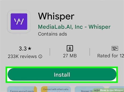 How To Use Whisper Steps With Pictures WikiHow