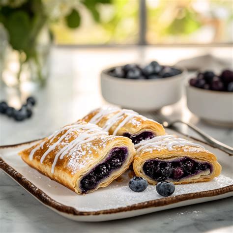 Blueberry Toaster Strudels Easy Homemade Recipe