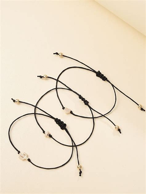 Heart String Bracelet Beads Bracelet Design String Bracelet Arm Jewelry