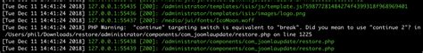 php 7 3 php warning from restore php · issue 23266 · joomla joomla