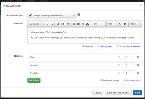Logic Based Redirects Flexiquiz