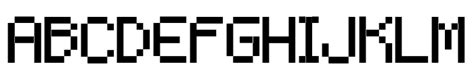 Arcade Pixel Font Decorativedisplay Vintage What Font Is
