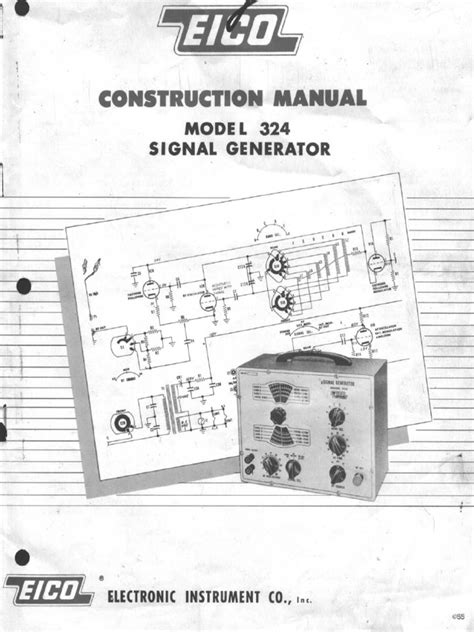 Eico 324 Construction Manual Pdf Radio Electronics