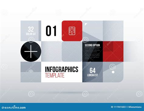 Patchwork Rectangle Template In Modern Business Style Stock Illustration Illustration Of