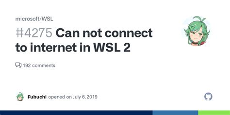 Can Not Connect To Internet In WSL 2 Issue 4275 Microsoft WSL GitHub