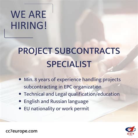 Jana Prchalová Na Linkedin Wearehiring Cc7europe Joinus