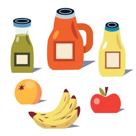 Jugos Naturales Vectores Libres De Derechos Istock