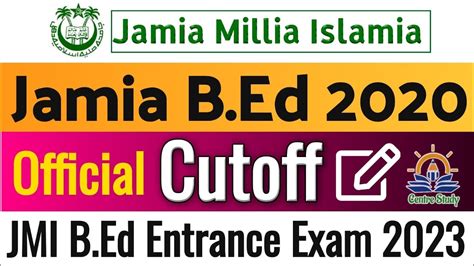 Jamia Bed 2020 Cut Off Jmi Bed Cut Off 2020 Jamia Bed Previous