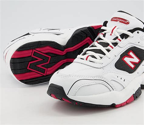 New Balance 452 Trainers White Black Red - Unisex Sports