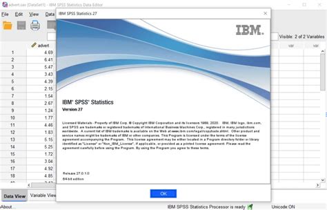 Ibm Spss Statistics 27 0 1 ตัวเต็มถาวร Windows โหลดฟรี