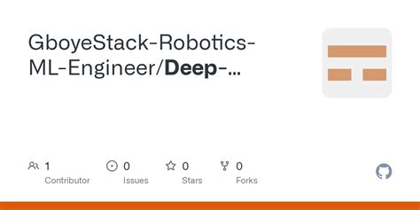GitHub GboyeStack Robotics ML Engineer Deep Learning Image Classification Transfer Learning