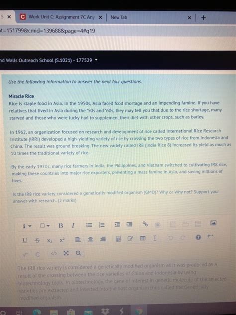 Solved 5 X C Work Unit C Assignment 7c Any New Tab
