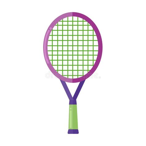 Tennis Racket Icon Clipart Logotype Isolated Vector Illustration Stock Vector Illustration Of