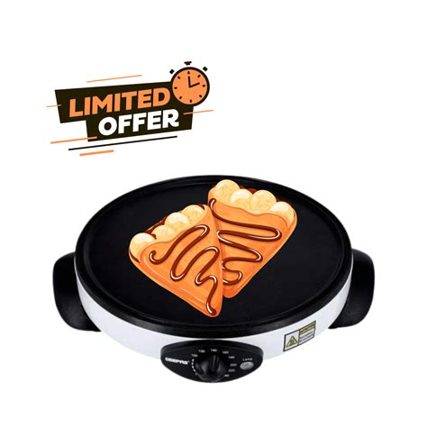 Geepas Crepe Maker Gcm 63039 Non Stick Coat Jaic