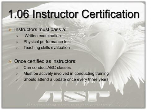 Ppt Asp Baton Instructor Certification Aic Program Powerpoint