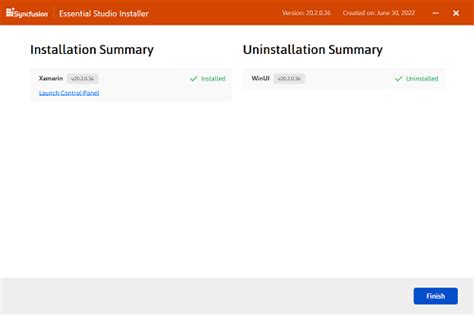 Installing Syncfusion Xamarin Web Installer Syncfusion