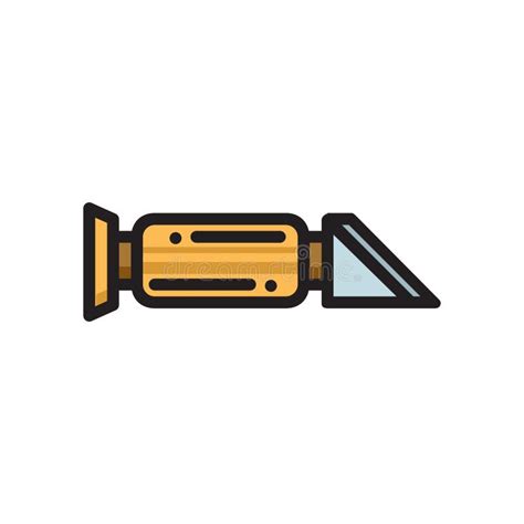 Refractometer Refraction Measuring Tool Icon Stock Vector