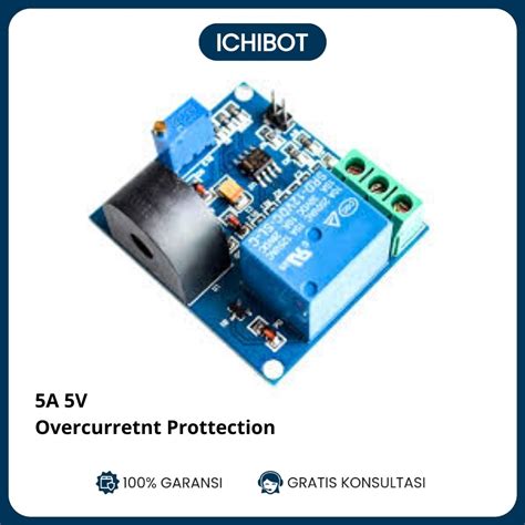 5A 5V Overcurrent Protection Sensor Module AC Current Detection Sensor 5V Relay Modul Sensor