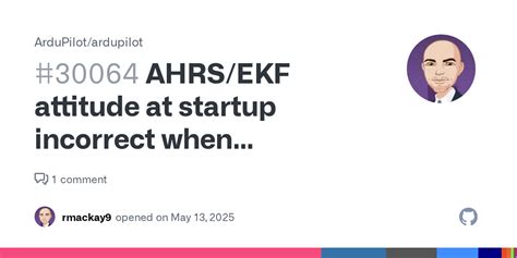 Ahrsekf Attitude At Startup Incorrect When Ahrsorientation Not 0