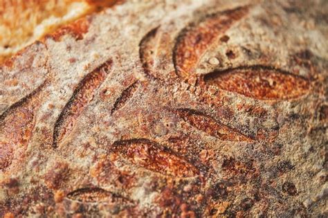 Premium Photo Crunchy Crust Of Organic Sourdough And Whole Wheat