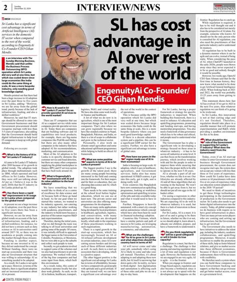 Imesh Ranasinghe On Linkedin Ai Srilanka
