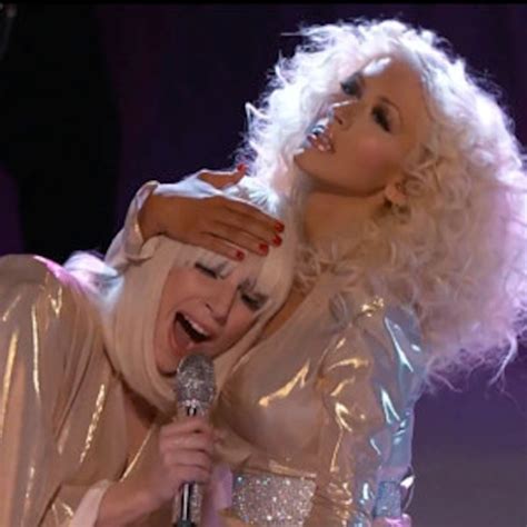 Lady Gaga And Christina Aguilera Perform On The Voice E Online