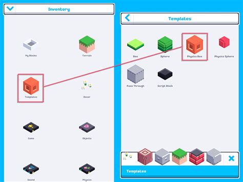Place The Physics Box Down On The Ground Tap The Pencil Icon On The